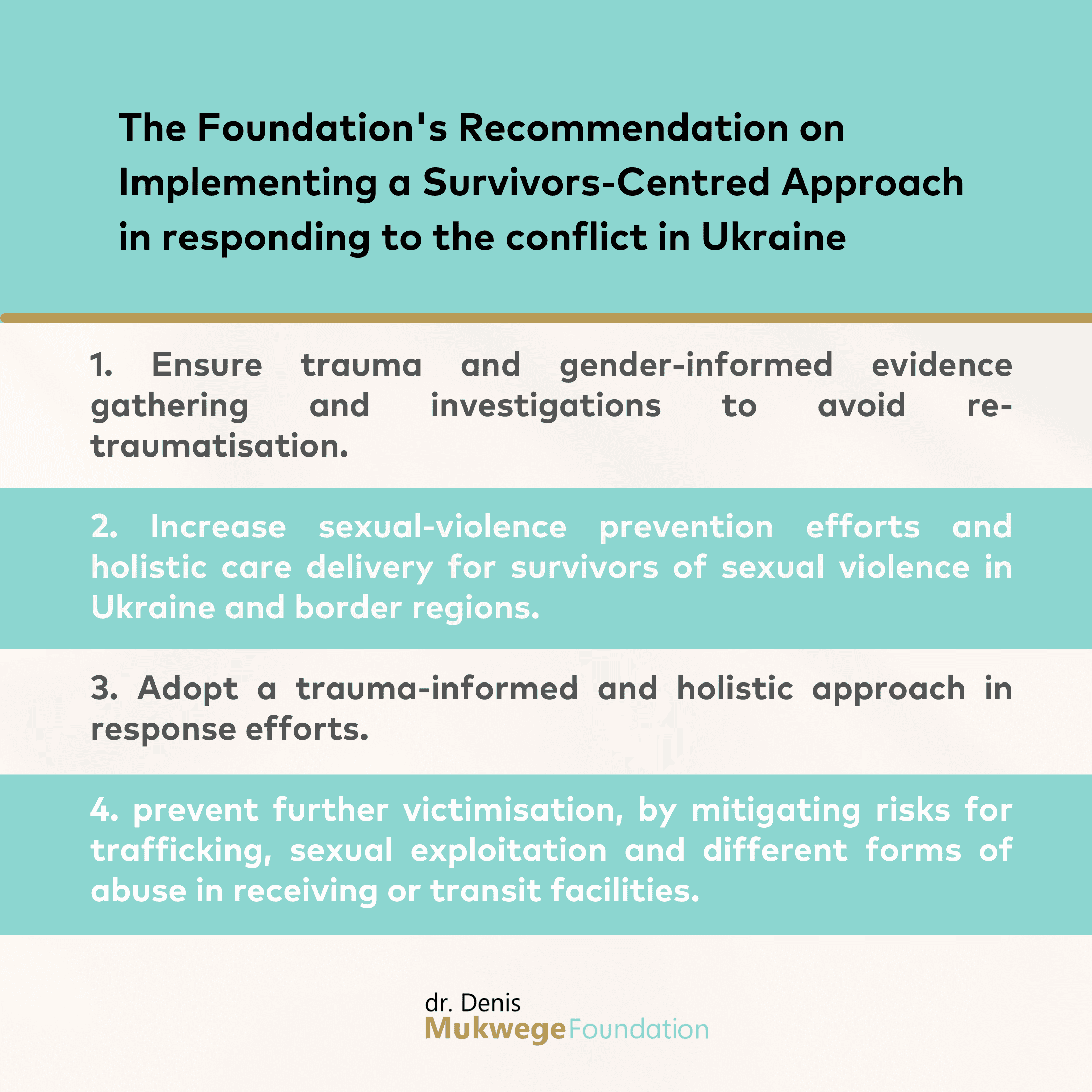 The Foundation's Statement on Reports of CRSV in Ukraine - Mukwege ...